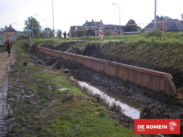 Beschoeiing Borgsloot - De Romein